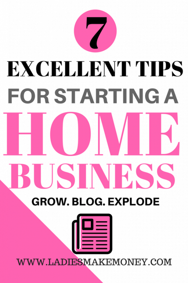 7 Excellent tips for successful launch of your first home business