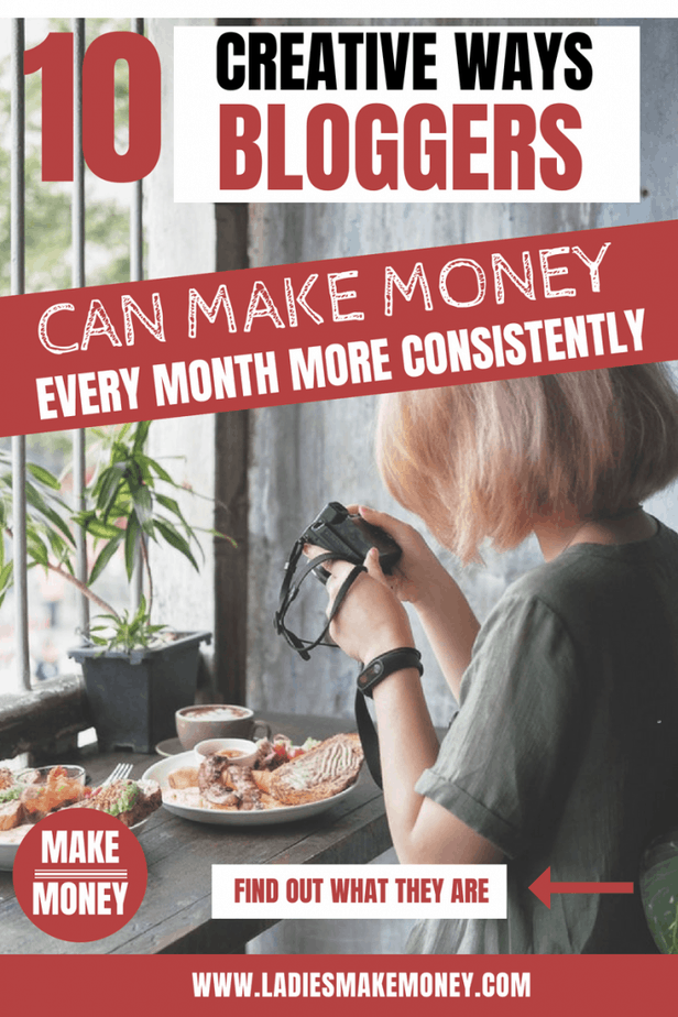 10 Creative Ways Bloggers Can Make Money Every Month Consistently