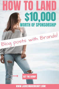 How to Land $10, 000 Worth of Sponsored Blog Posts with Brands