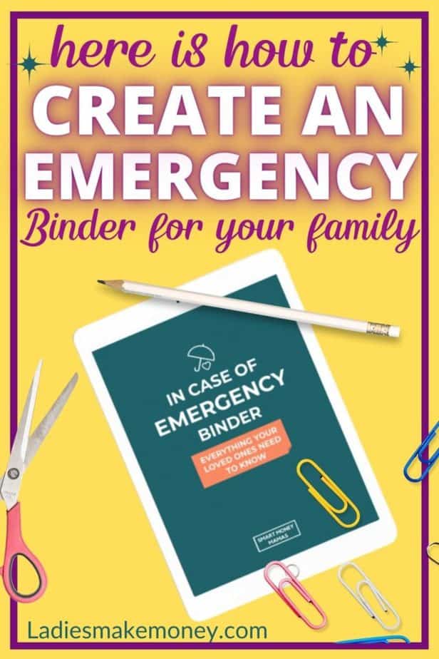 How To Build An "In Case of Emergency Binder" for Your Family