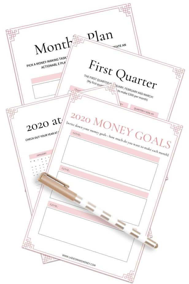 $9 Special Money Making Planner Booklet - Ladies Make Money Online